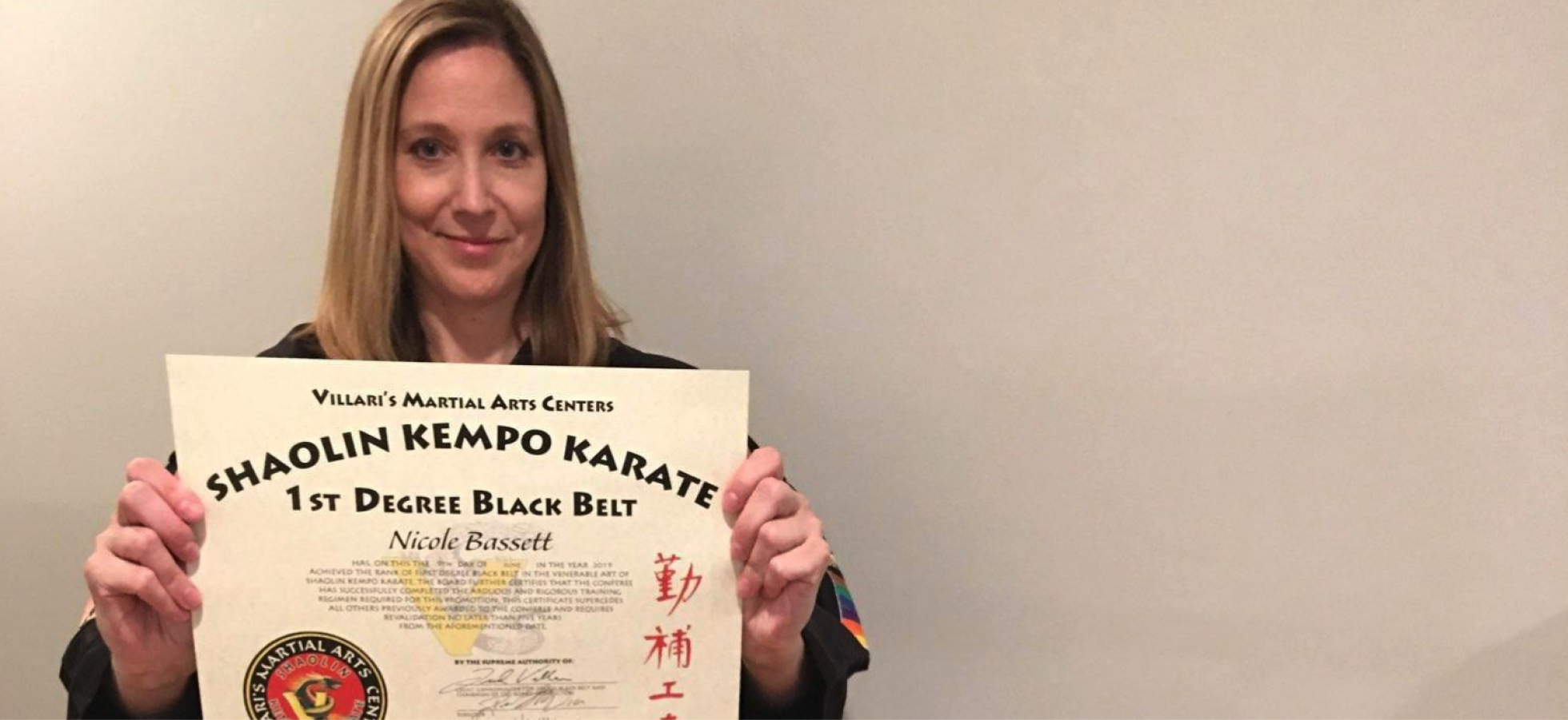 Nicole Bassett - Karate Challenge
